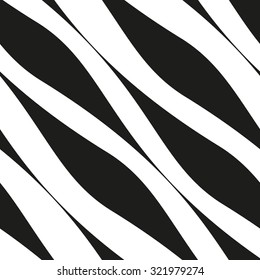 Diagonal Pattern Curves Stripes Seamless Vector Stock Vector (Royalty ...