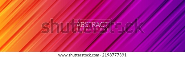 Diagonal Sharp Lines Trendy Colorful Background Stock Vector (Royalty ...