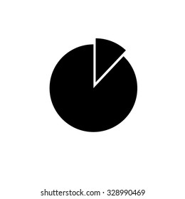 Diagram Black Vector Icon Stock Vector (Royalty Free) 328990469 ...
