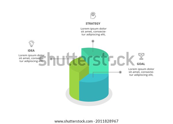 Diagram Chart Cylinder Graph Presentation Business Stock Vector ...