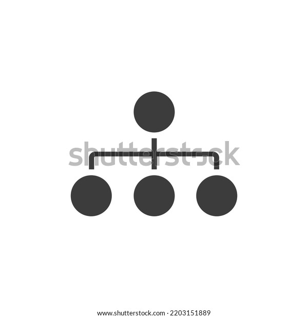 Diagram Chart Icon Black White Vector Stock Vector (Royalty Free ...