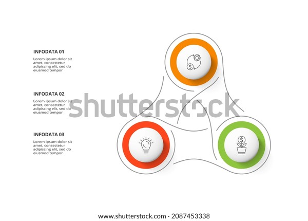 Diagram Concept Infographic 3 Steps Options Stock Vector (Royalty Free ...