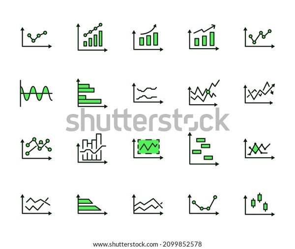 Diagram Design Icons Set Thin Line Stock Vector (Royalty Free ...