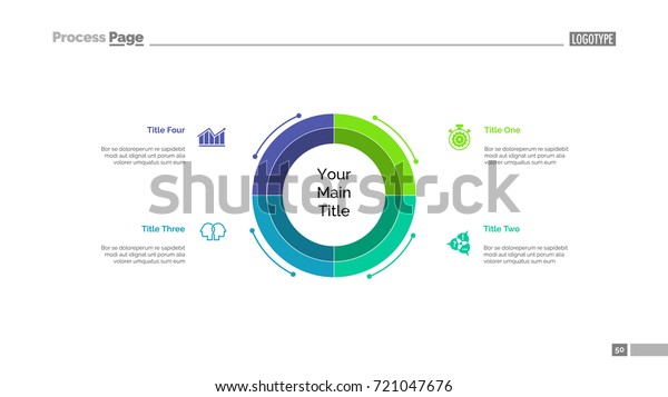 Diagram Four Elements Slide Template Stock Vector (Royalty Free ...