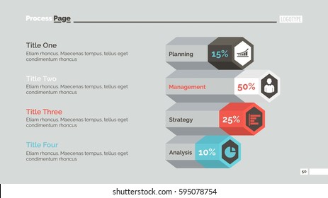 Diagram Four Options Slide Template Stock Vector (Royalty Free) 632330324