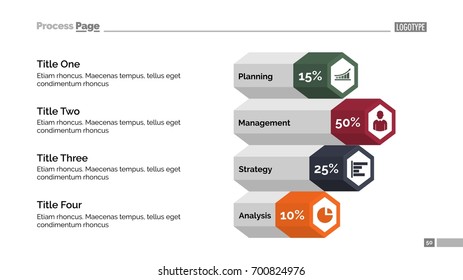Diagram Four Options Slide Template Stock Vector (Royalty Free) 700824976