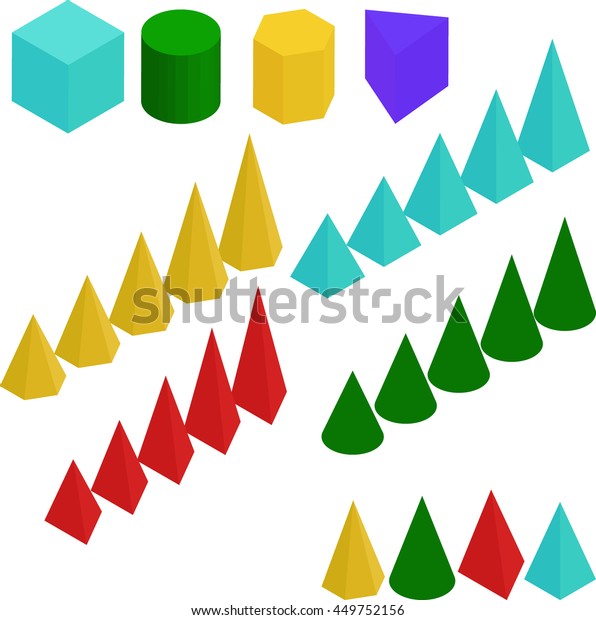 Diagram Graph Chart Pyramid Prism Signs Stock Vector (Royalty Free ...