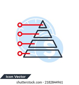 Diagram Icon Logo Vector Illustration Graph Stock Vector (Royalty Free ...