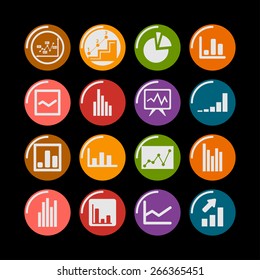 Diagram Icons Stock Vector (Royalty Free) 266365451 | Shutterstock