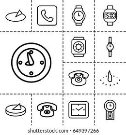 Dial Icon Set 13 Outline Dial Stock Vector (Royalty Free) 649397266 ...