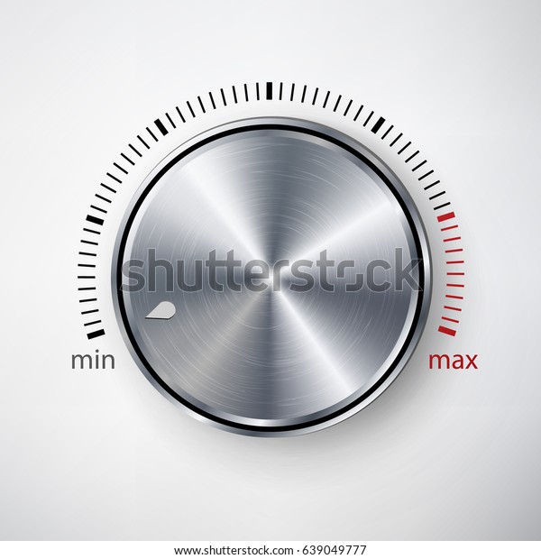 Dial Knob Vector Global Swatches Realistic Stock Vector (Royalty Free ...