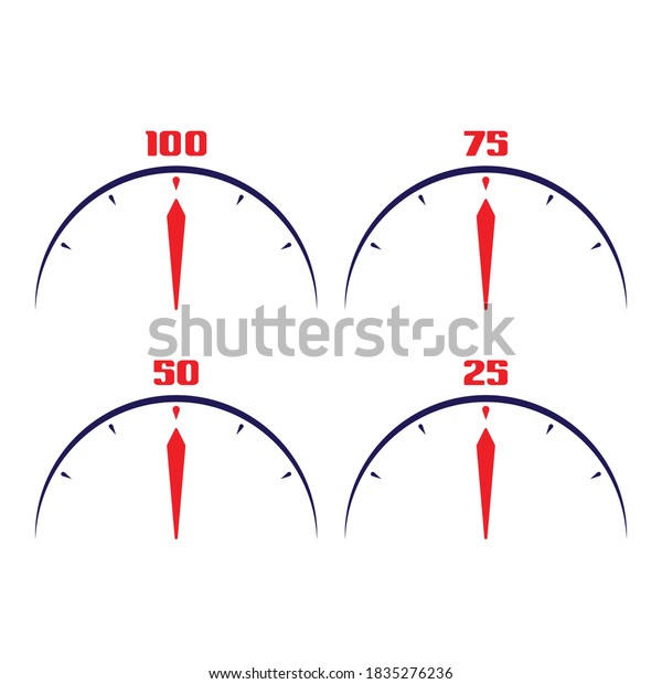 Dial Symbols On White Background 25 Stock Vector (Royalty Free ...