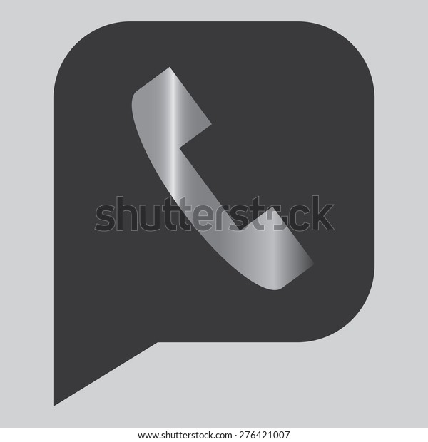 Dialog Box Phone Icon Stock Vector (Royalty Free) 276421007 | Shutterstock