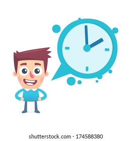 Dialogue About Time Stock Vector (Royalty Free) 174588380 | Shutterstock