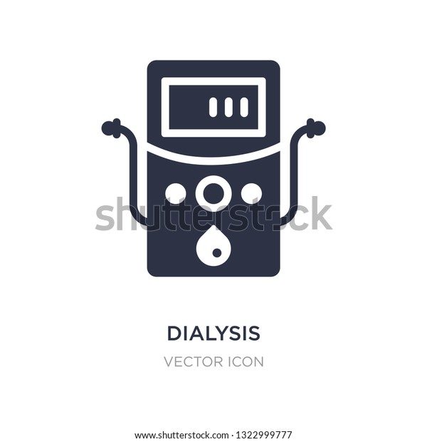 Dialysis Icon On White Background Simple Stock Vector (Royalty Free ...