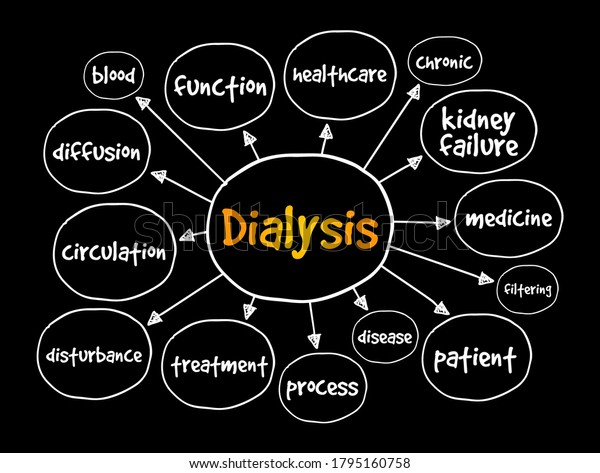 Dialysis Mind Map Medical Concept Presentations Stock Vector (Royalty ...