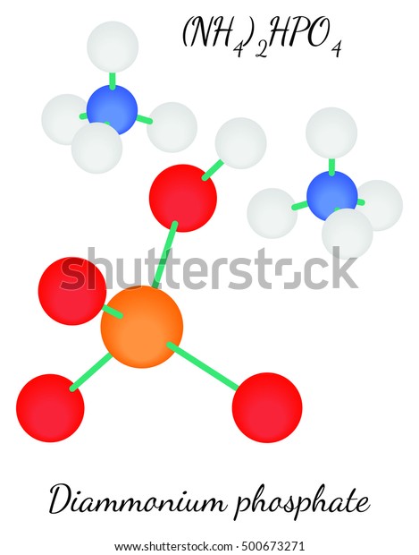 「Diammonium Phosphate N2h9po4 Molecule」のベクター画像素材（ロイヤリティフリー） 500673271 ...