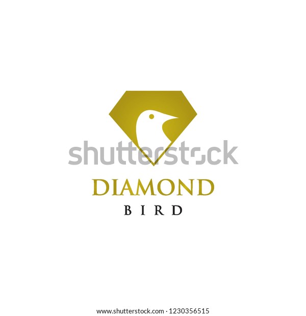 Diamond Bird Logo Icon Vector Stock Vector (Royalty Free) 1230356515 ...