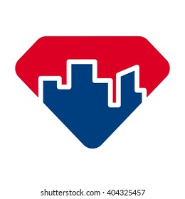 Diamond Building Logo Vector Stock Vector (Royalty Free) 404325457 ...