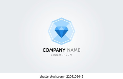 Diamond Concept Logo Template Value Icon Stock Vector (Royalty Free ...