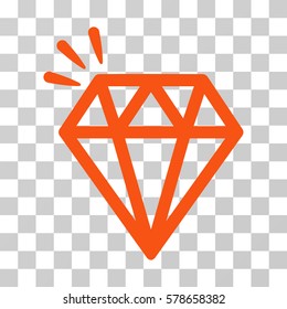 Diamond Crystal Icon Vector Illustration Style Stock Vector (Royalty ...