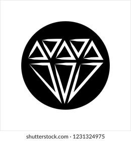 Diamond Icon Diamond Cut Vector Art Stock Vector (Royalty Free ...