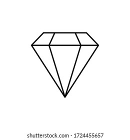 Diamond Circle Icon On White Background Stock Vector (Royalty Free ...