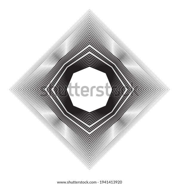 Diamond Line Vector Symbol Logo Stock Vector (Royalty Free) 1941413920 ...