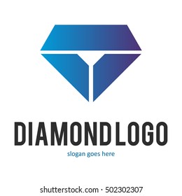 Diamond Logo Emblem Template: เวกเตอร์สต็อก (ปลอดค่าลิขสิทธิ์ ...