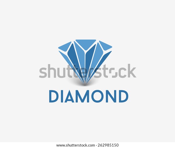 Diamond Logo Isolated On White Illustration Stock Vector (Royalty Free ...