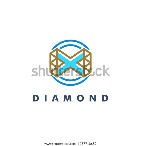Diamond Logo Template Letter X Icon Stock Vector (Royalty Free ...