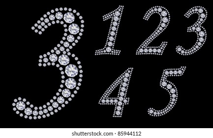Diamond Numbers Images, Stock Photos & Vectors | Shutterstock