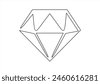 Diamond Line Drawing Royalty-Free Images, Stock Photos & Pictures ...