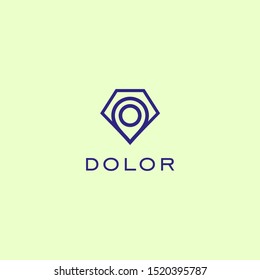 Shield Symbol Logo Template Vector Illustration Stock Vector (Royalty ...