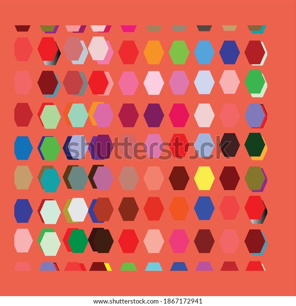 Diamond Shape Pattern Colourfull Pinky Background Stock Vector (Royalty ...