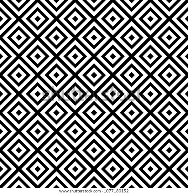 Diamond Square Retro Abstract Geometric Seamless Stock Vector (Royalty ...