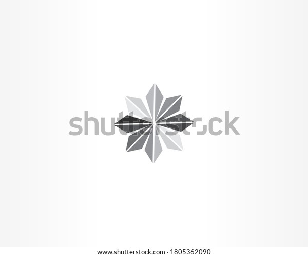 Diamond Star Vector Logo Design Template Stock Vector (Royalty Free ...