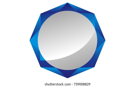 Diamond Symbol Template Blank Stock Vector (Royalty Free) 739008829 ...