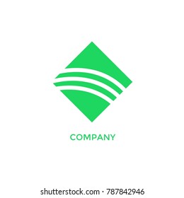 Diamond Three Stripe Abstract Logo Design Stock Vector (Royalty Free ...