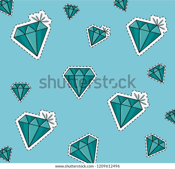 Diamonds Background Cartoons Stock Vector (Royalty Free) 1209612496 ...