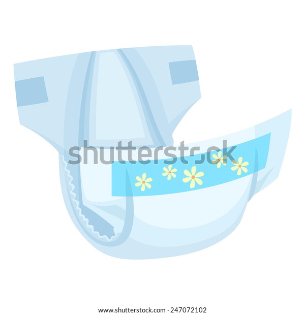 Diaper Nappy Stock Vector (Royalty Free) 247072102