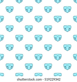 Diaper Pattern Cartoon Illustration Diaper Vector Stock Vector (Royalty ...