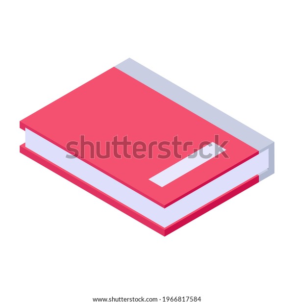 Diary Icon Isometric Design Stock Vector (Royalty Free) 1966817584 ...