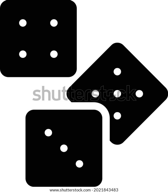 Dice Vector Illustration Isolated On Transparent Stock Vector (Royalty ...