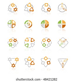 Different Abstract Symbols Design Stock Vector (Royalty Free) 48421282 ...