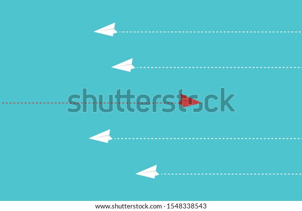 Different Approach Different Direction Group Paper : image vectorielle ...