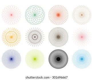 Different Geometric Shapes Different Colors On Stock Vector (Royalty ...
