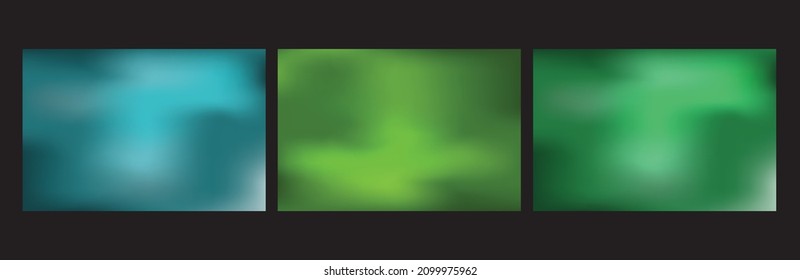 Different Green Background Template Green Background Stock Vector ...