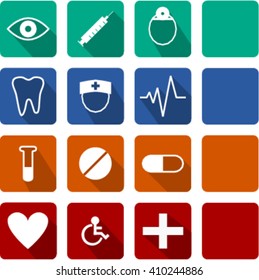 Different Health Signs Vector Stock Vector (Royalty Free) 410244886 ...