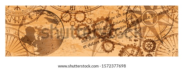 Different Old Design Symbols Isolated On Stock Vector (Royalty Free ...